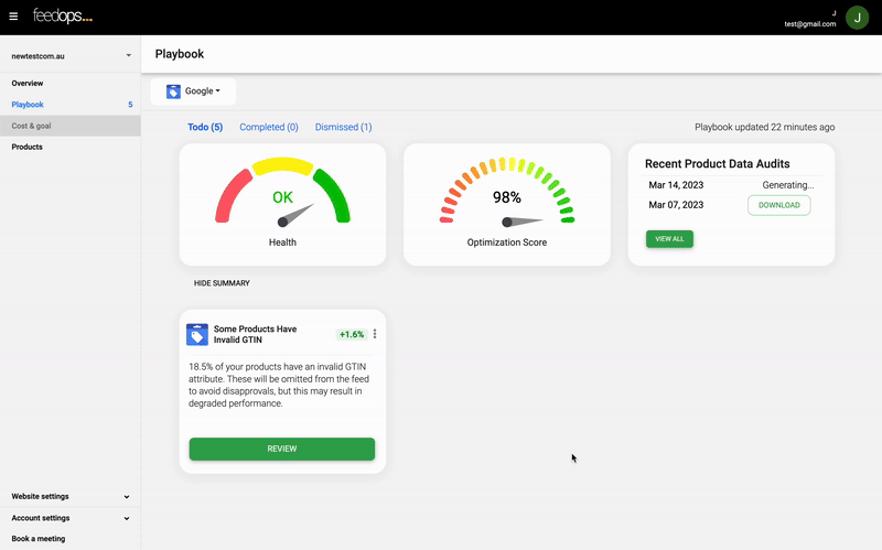 Using Feed Rules to Apply Google Promotion IDs